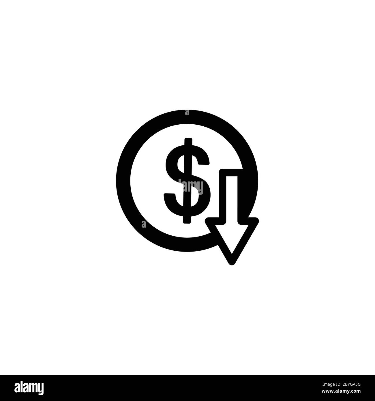 Fall economic symbol. Design vector illustration Stock Vector Image ...