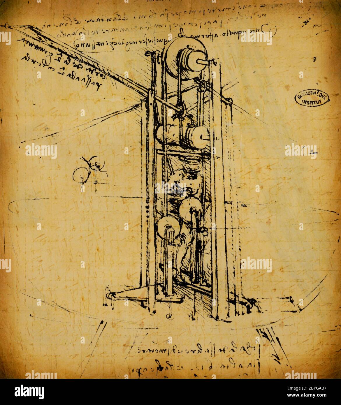 Old Engineering Drawing Stock Photo - Alamy