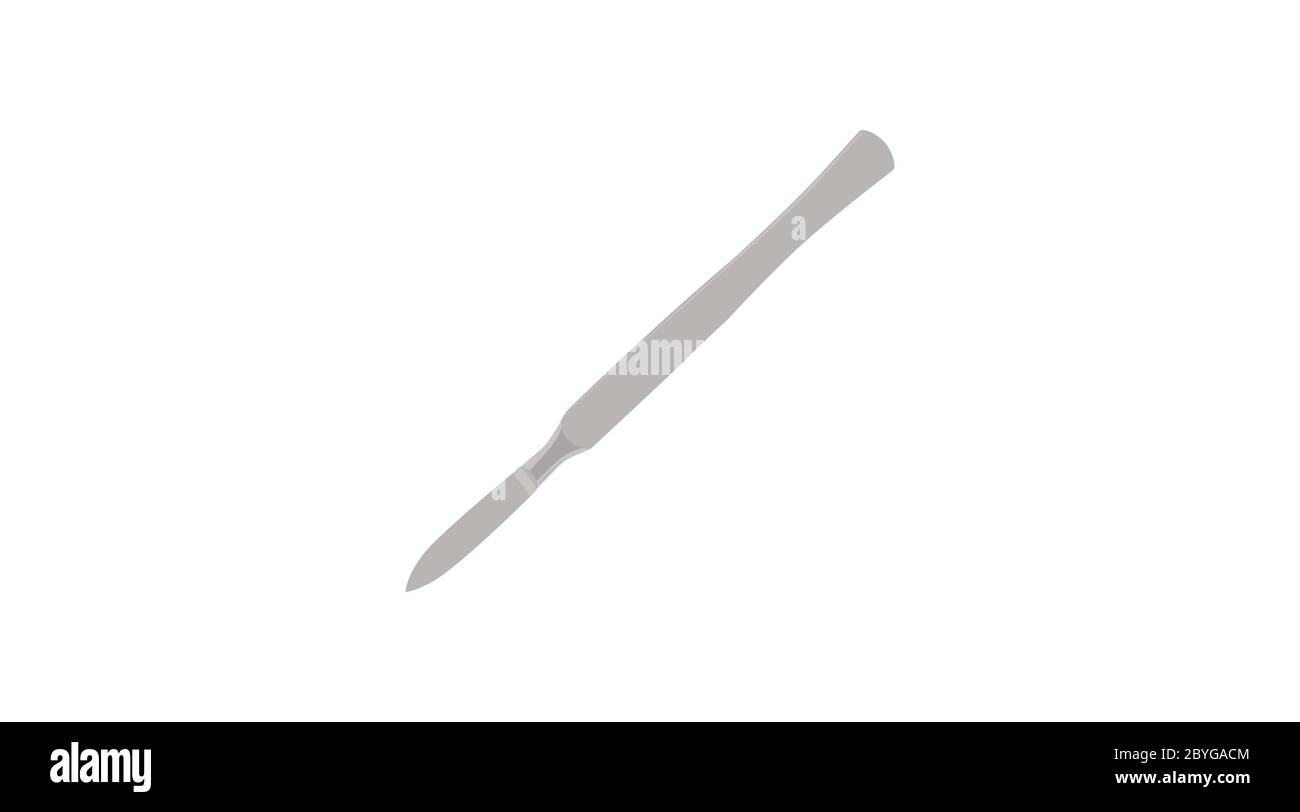Vector Isolated Illustration of a Scalpel Stock Vector Image & Art - Alamy