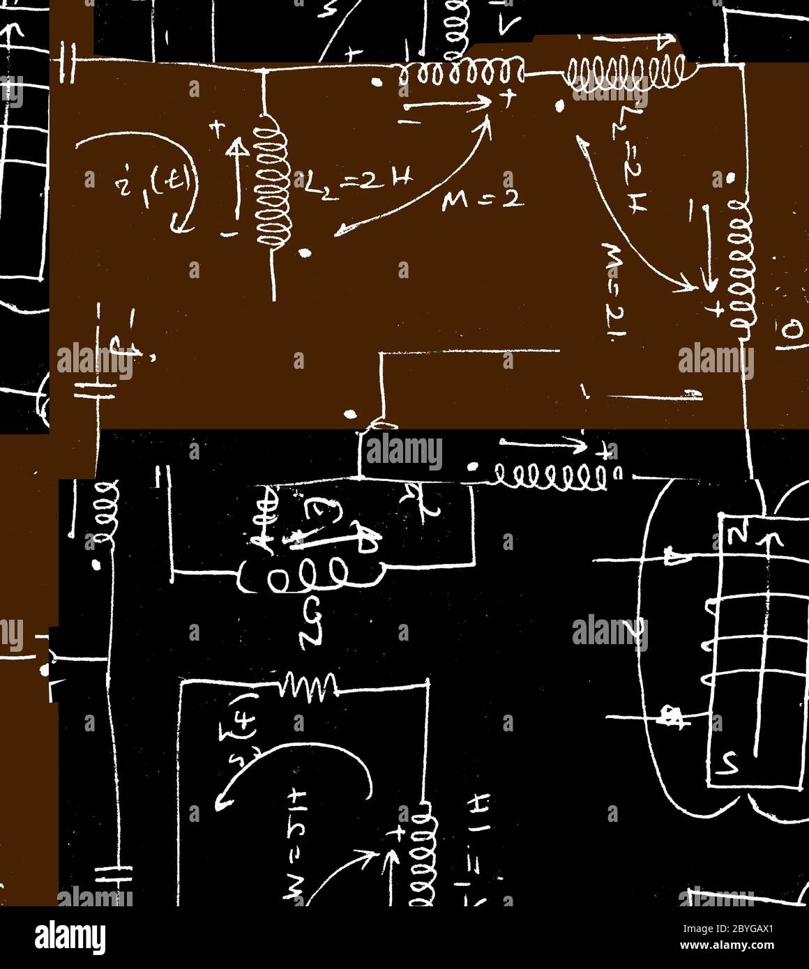 Mathematical Engineering Background Stock Photo - Alamy