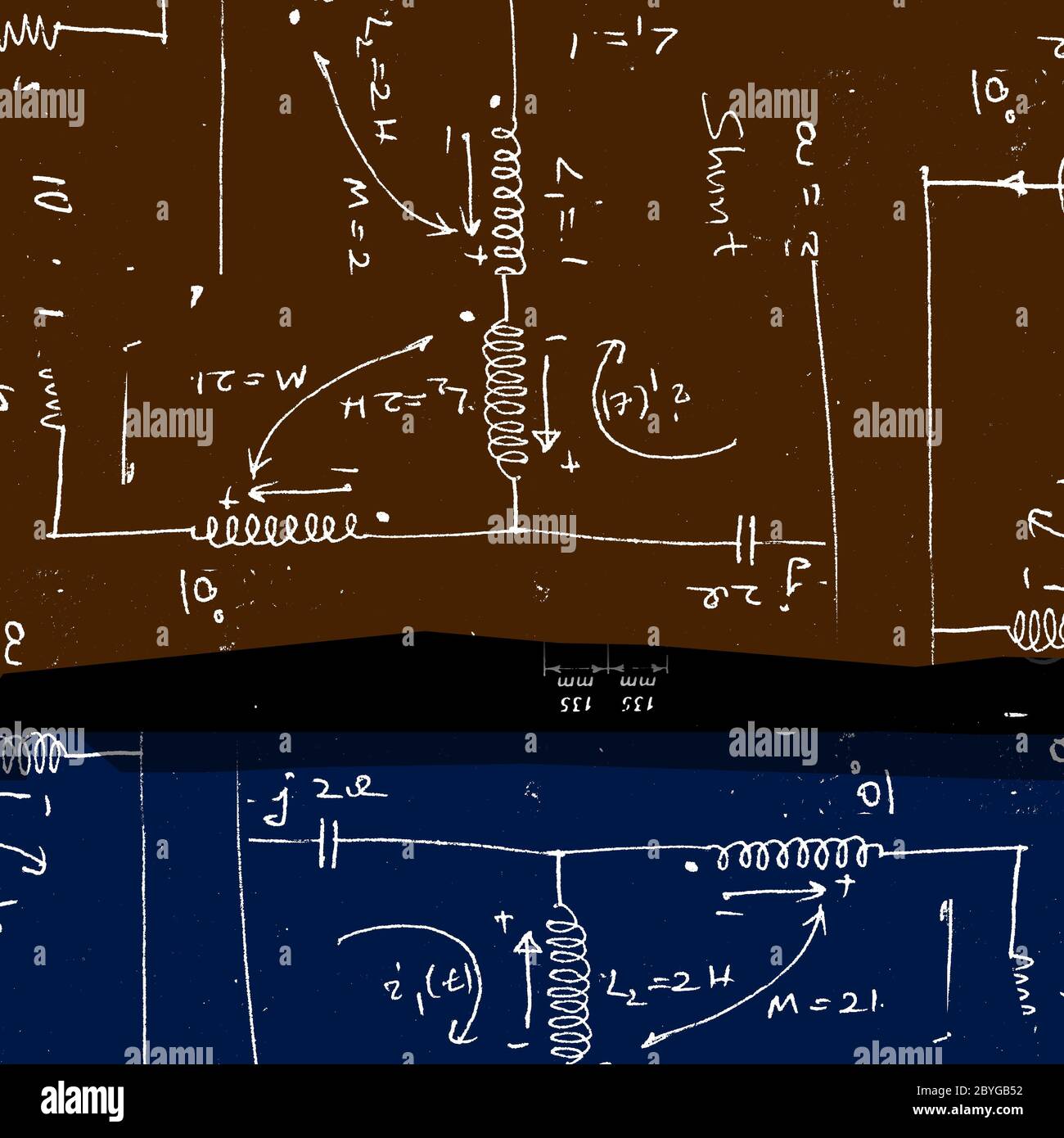 Mathematical Engineering Background Stock Photo - Alamy