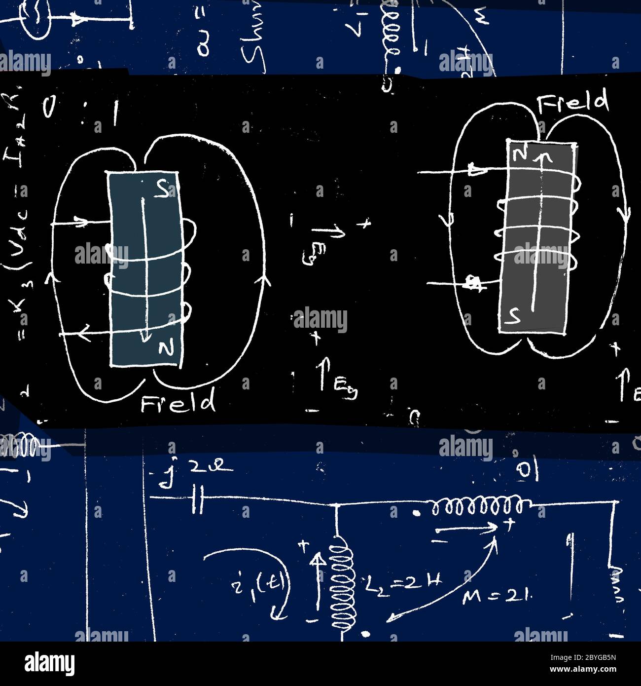 Mathematical Engineering Background Stock Photo - Alamy