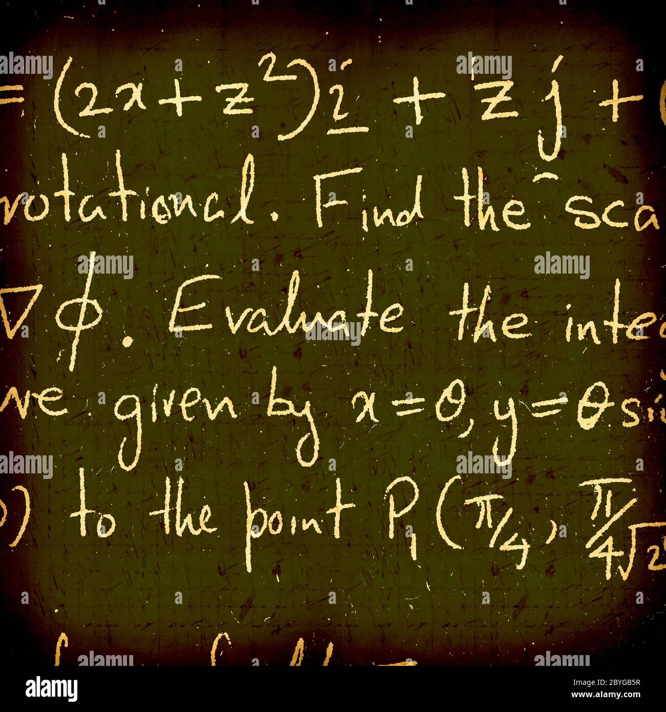 Mathematical Engineering Background Stock Photo - Alamy