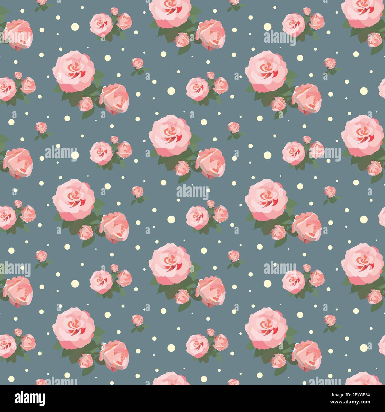 Seamless rose pattern, floral background. Vintage flower design Stock ...