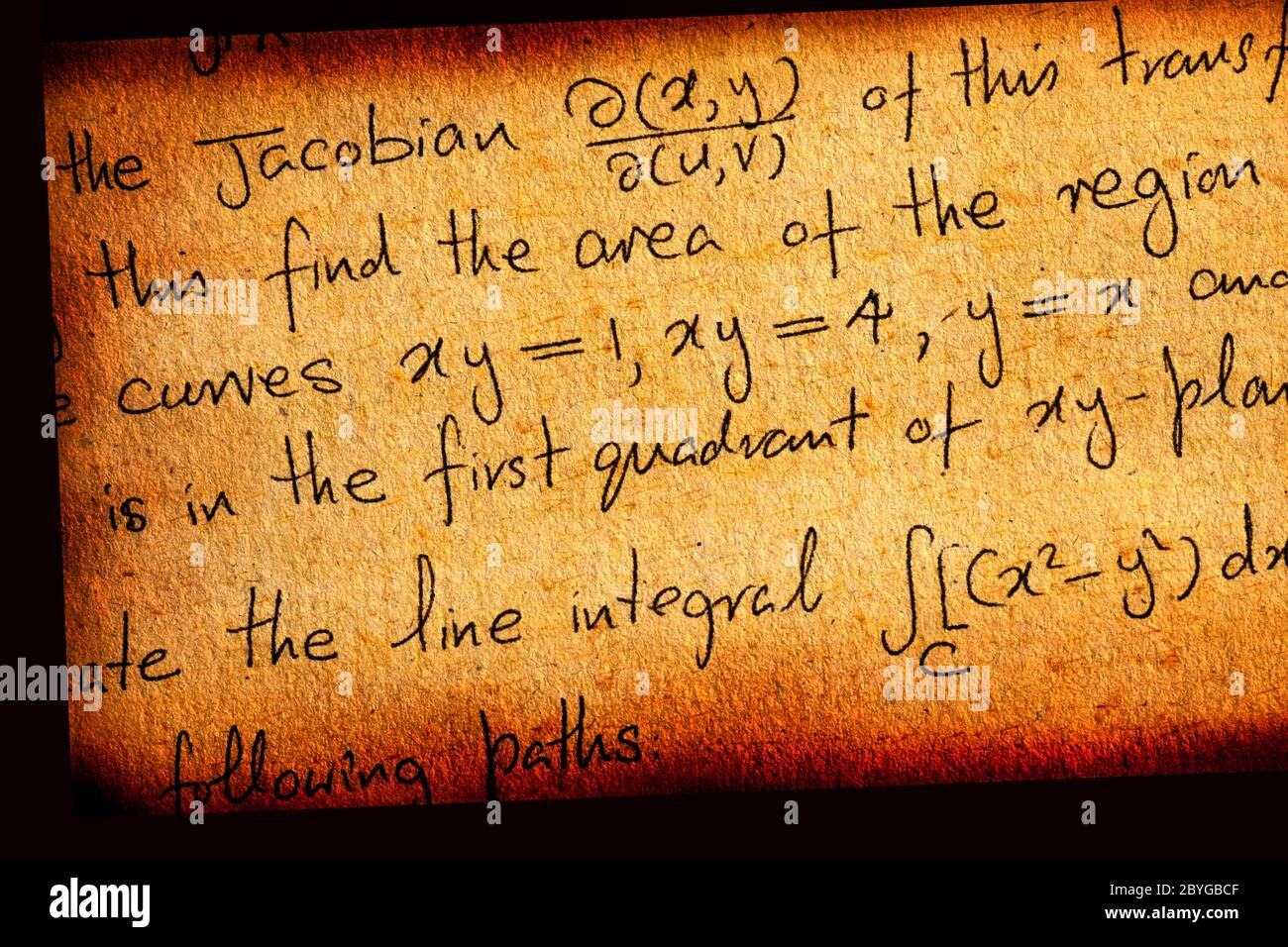 Mathematical background hi-res stock photography and images - Alamy