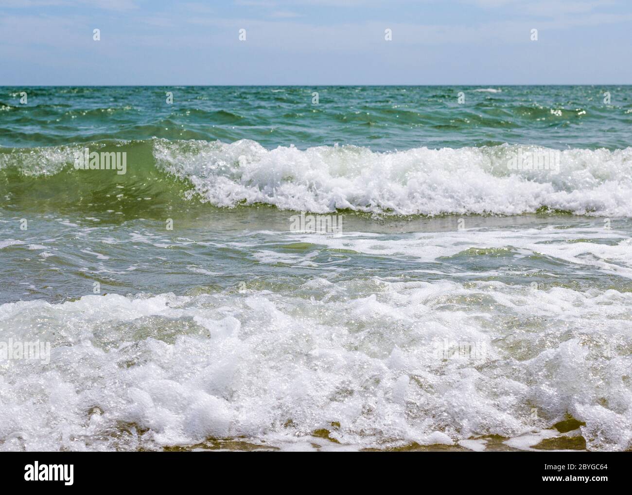 Sea waves. Coast. Waves in sea Stock Photo - Alamy