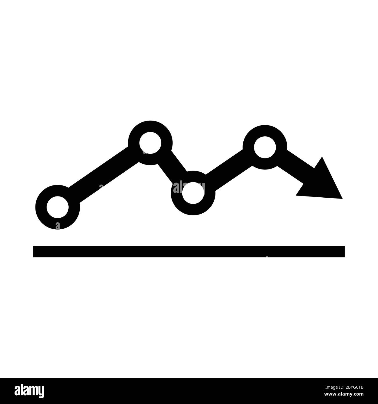 Fall economic logo symbol. Design vector illustration Stock Vector ...