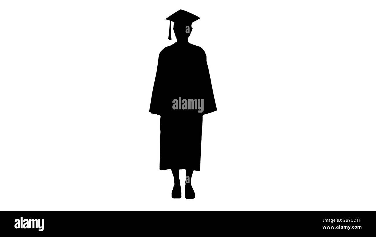 Graduation Students Silhouette