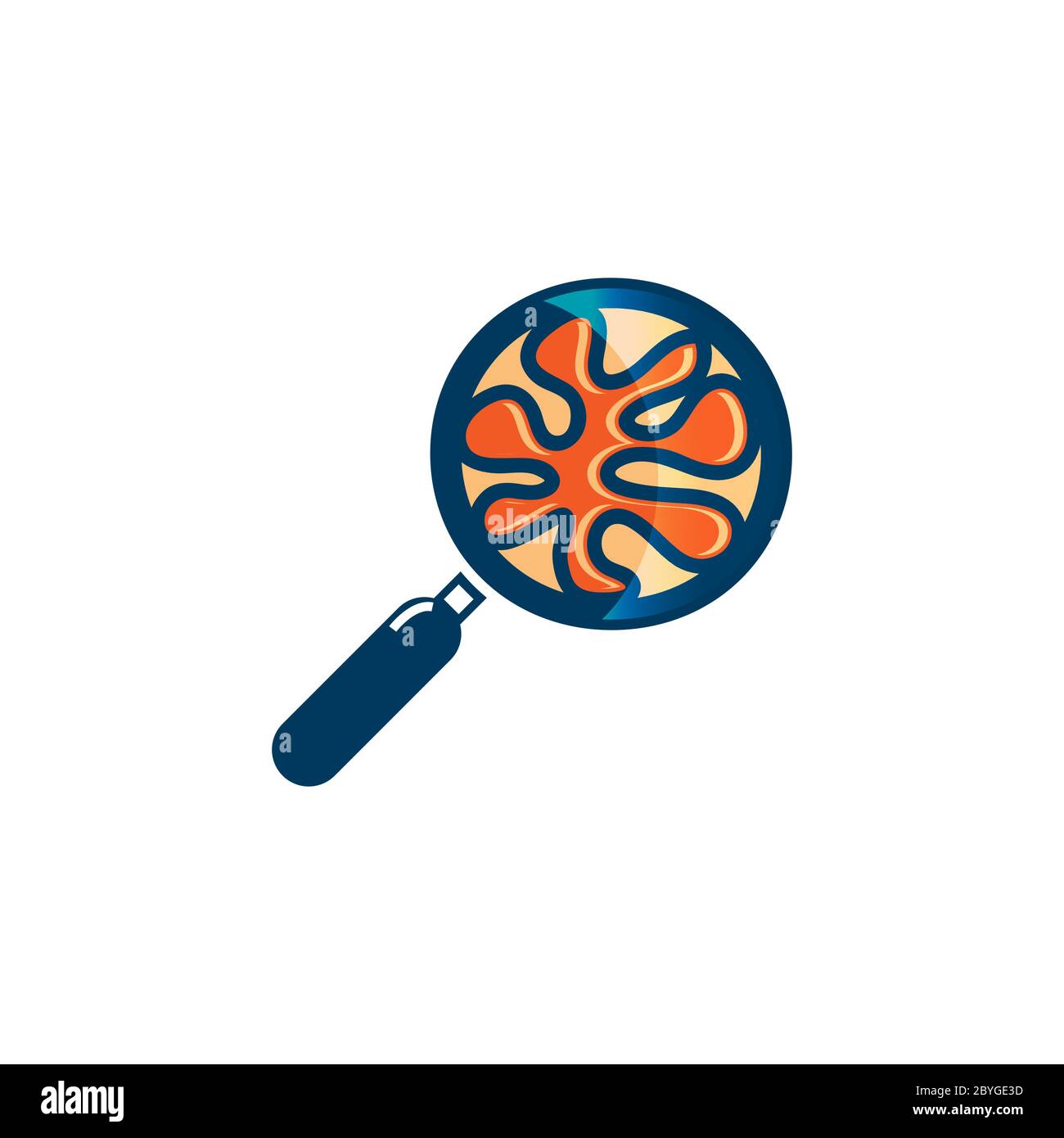 researching amoeba icon trendy and modern amoeba symbol for logo Stock ...