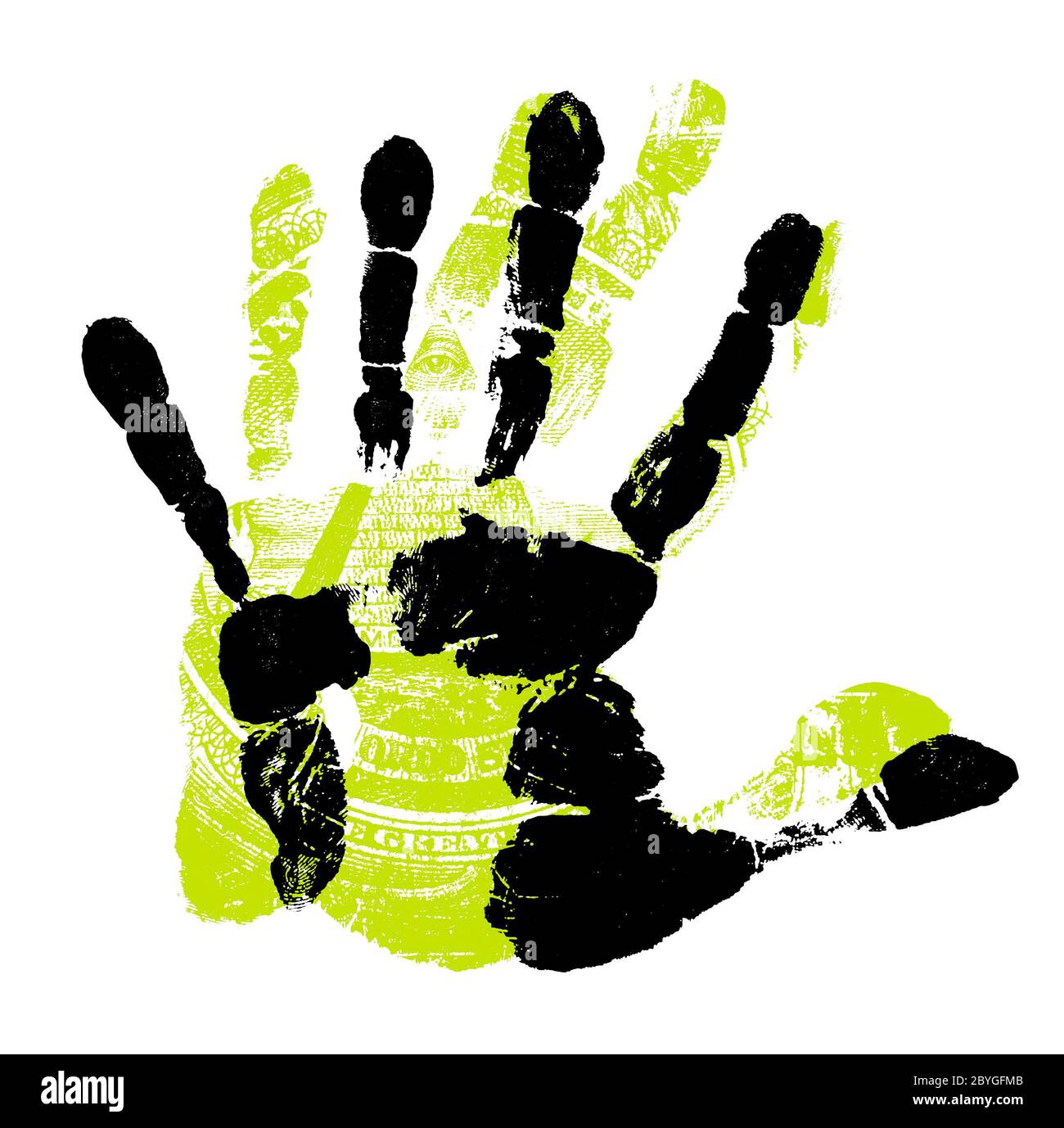 Handprint and signature Cut Out Stock Images & Pictures - Alamy