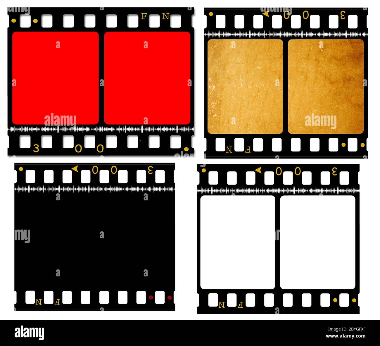Camera film roll pattern Cut Out Stock Images & Pictures - Alamy