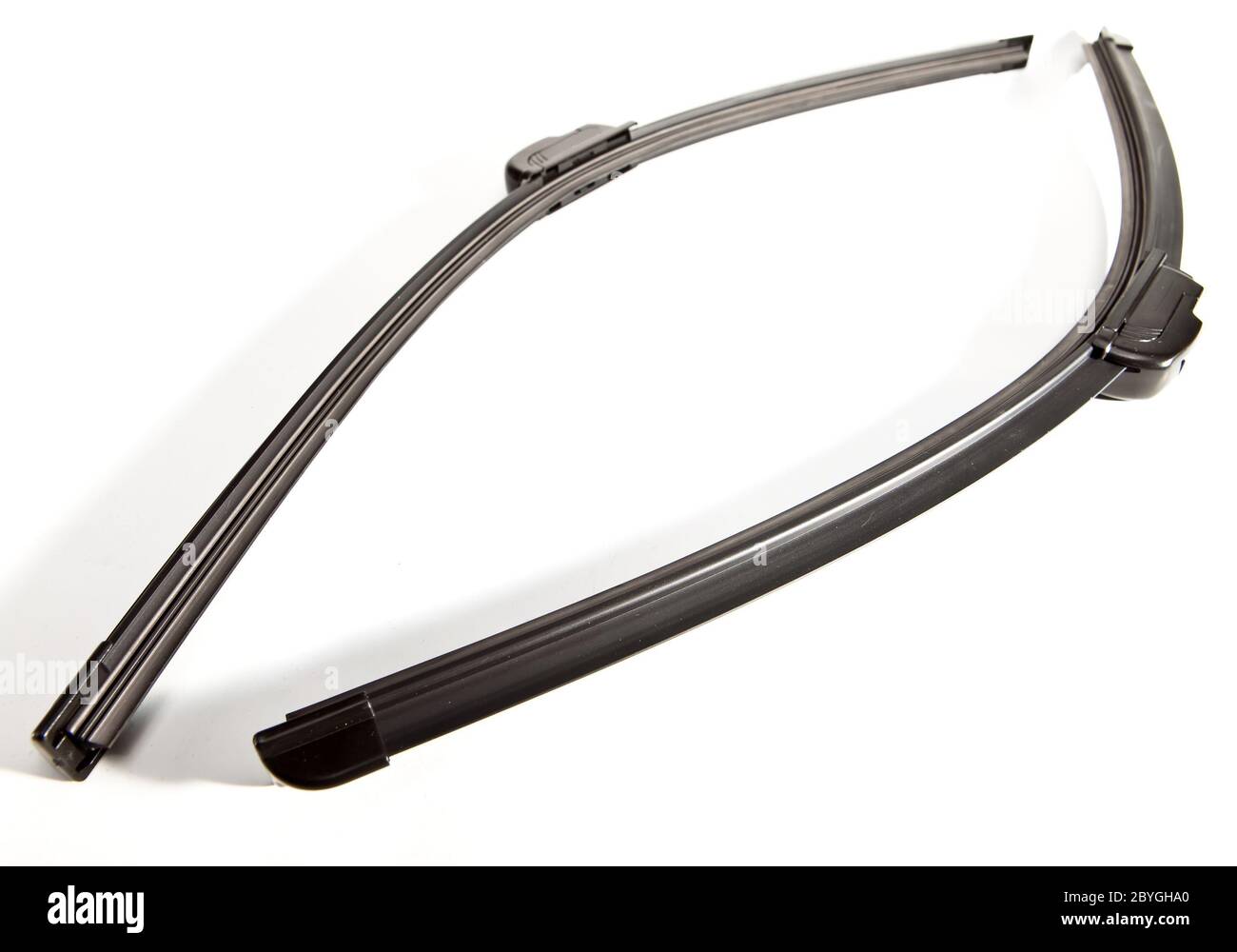 cars windshield wipers on white background Stock Photo - Alamy