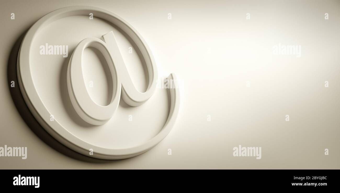 At sign email hi-res stock photography and images - Alamy