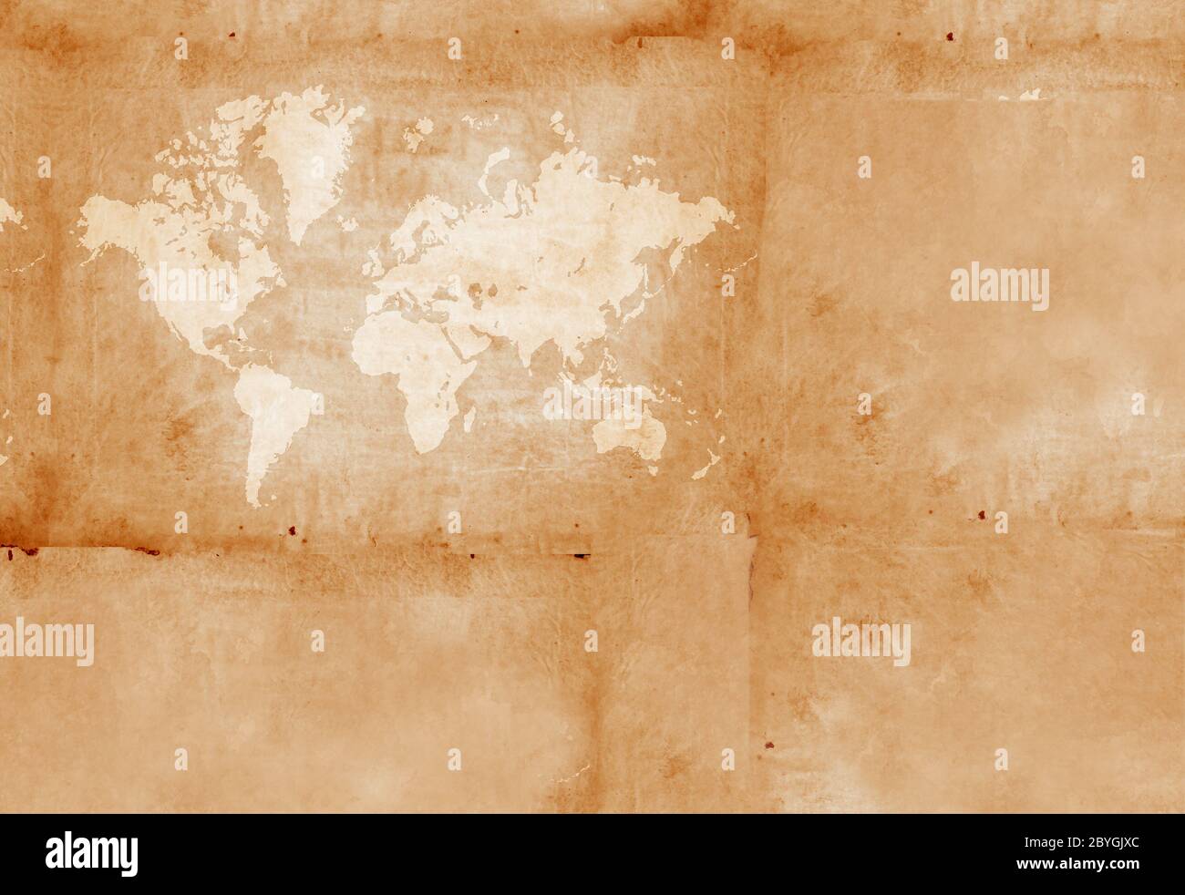 Vintage world map Stock Photo - Alamy
