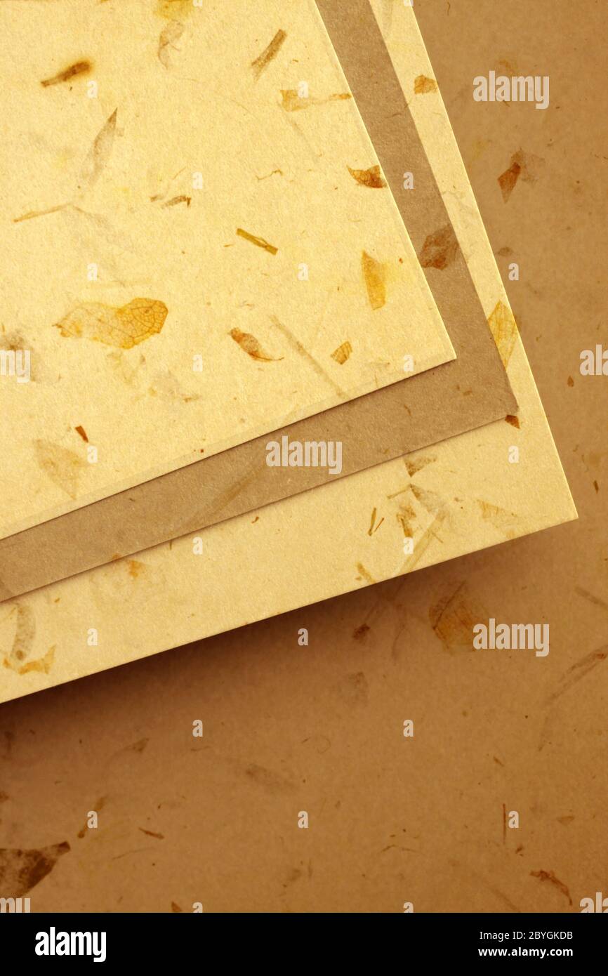 Handmade paper Stock Photo - Alamy