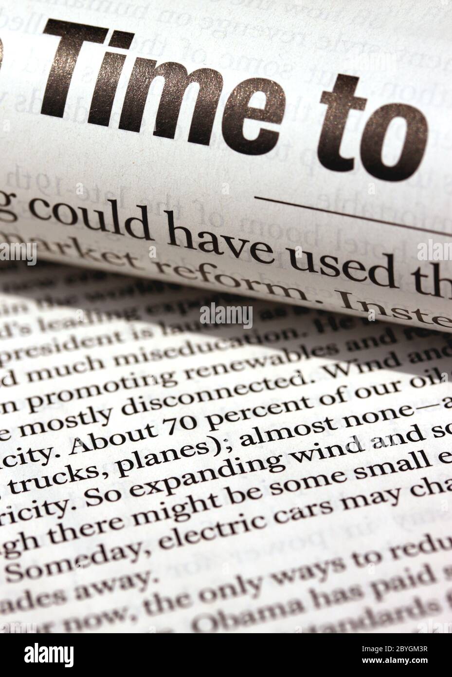 Close up of newspaper Stock Photo - Alamy