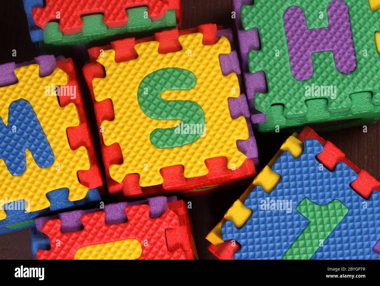 Alphabet and numbers Stock Photo - Alamy