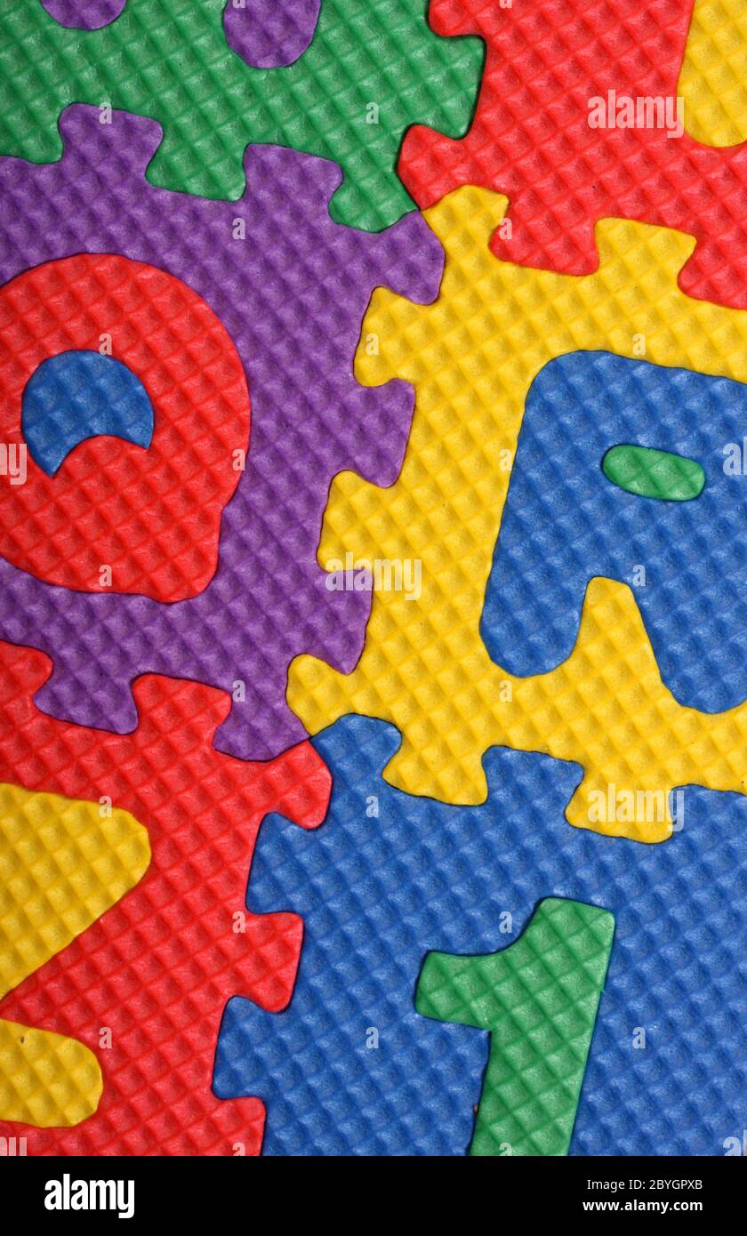 Alphabet and numbers Stock Photo - Alamy