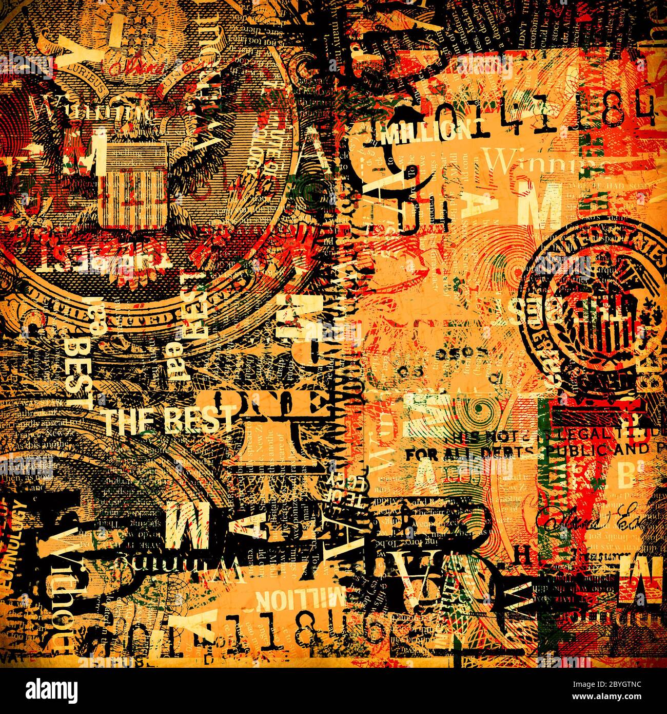 Abstract Us Dollar Stock Photo - Alamy