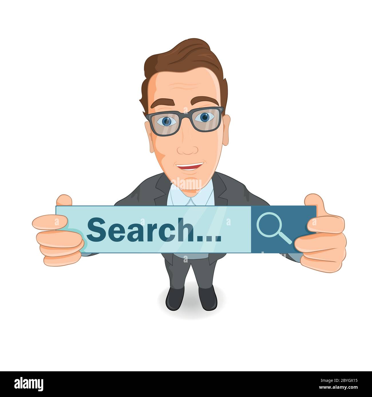 Research business people men Stock Vector Images - Alamy