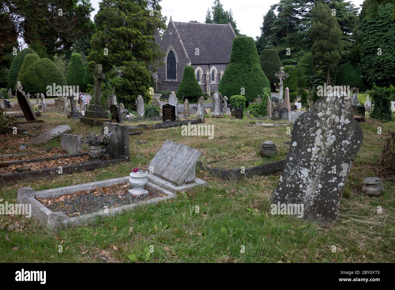 Warwick Cemetery, Warwickshire, England, UK Stock Photo - Alamy