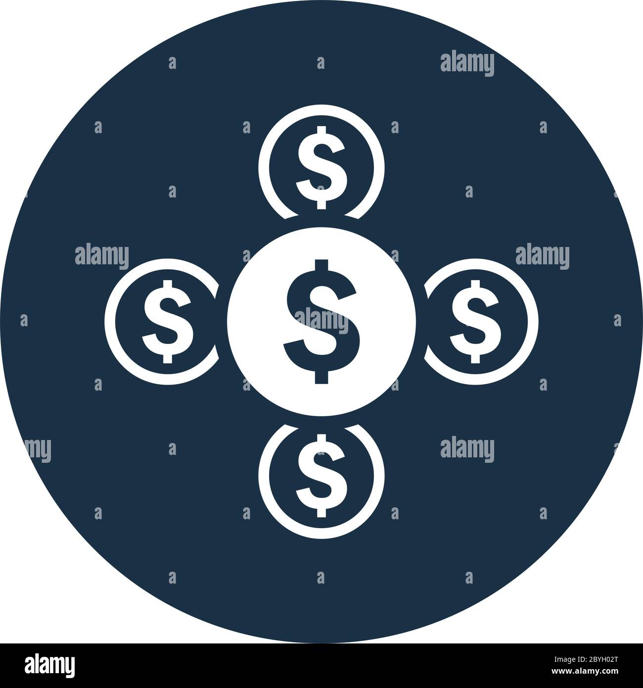 Beautiful design and fully editable Coins, investment, finance, money ...