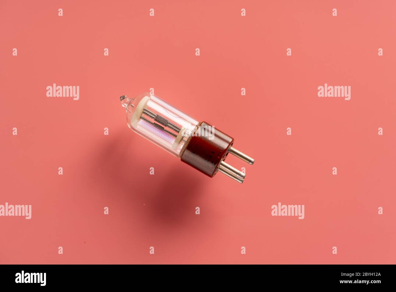 Vintage electronic radio tubes Stock Photo - Alamy