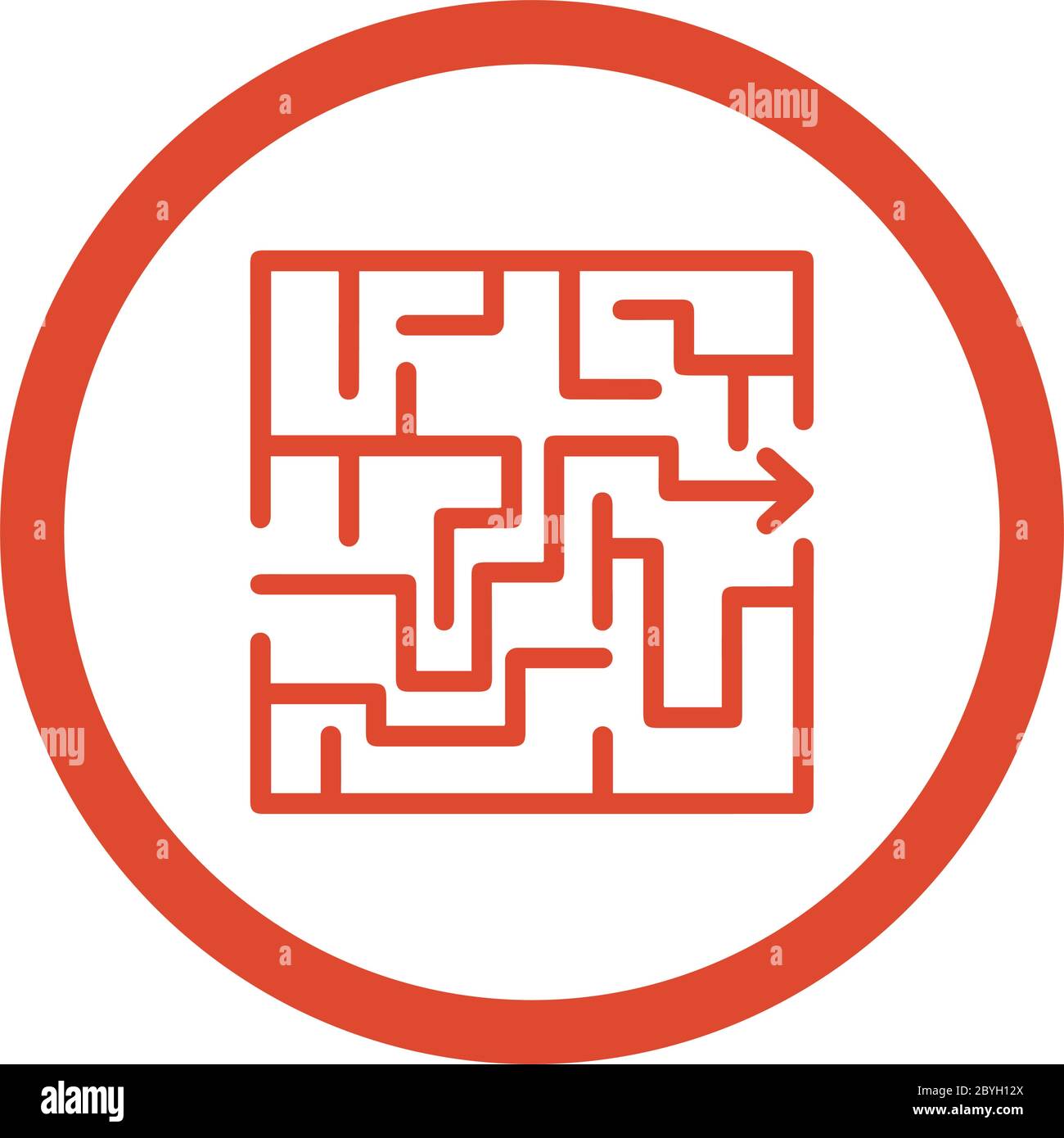 Beautiful design and fully editable Strategy icon, Labyrinth, maze ...