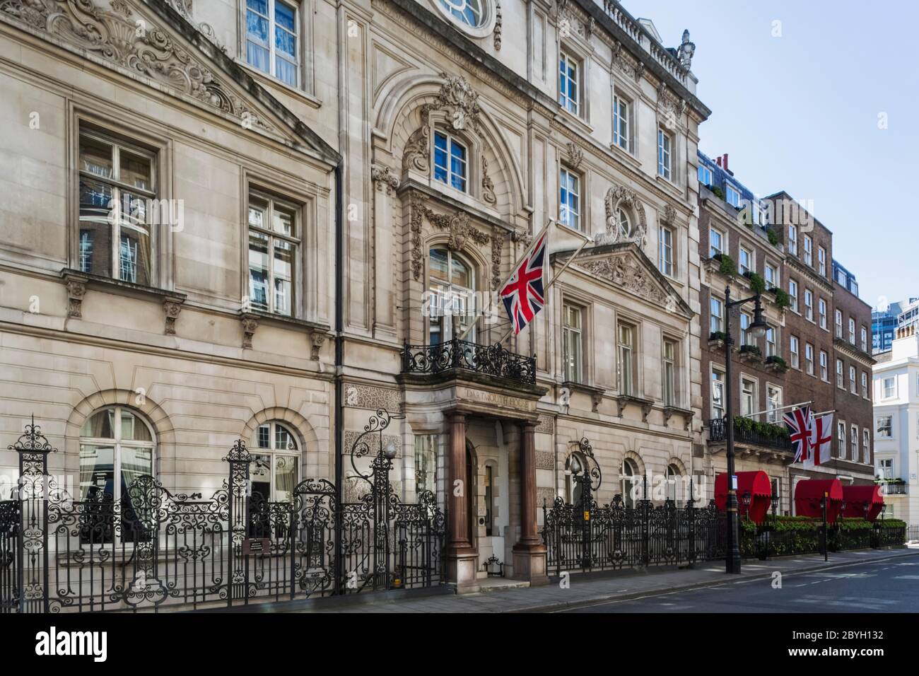 England, London, Westminster, Mayfair, Charles Street, Dartmouth House ...