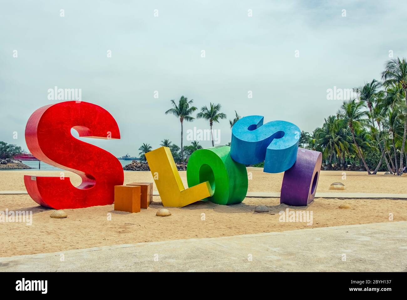 Siloso Beach Resort Singapore High Resolution Stock Photography and ...