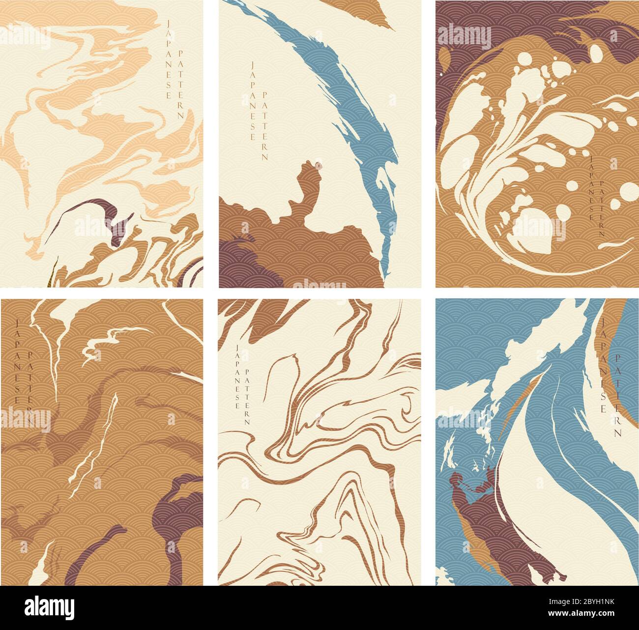 Japanese marble Stock Vector Images - Alamy