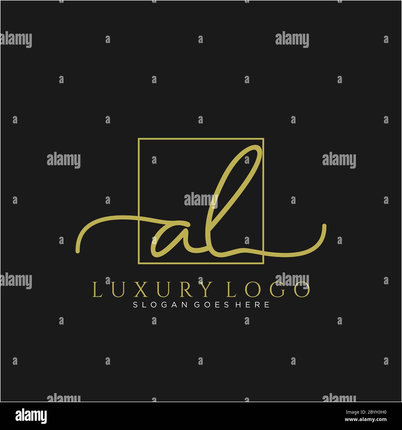 Letter al vector vectors hi-res stock photography and images - Alamy