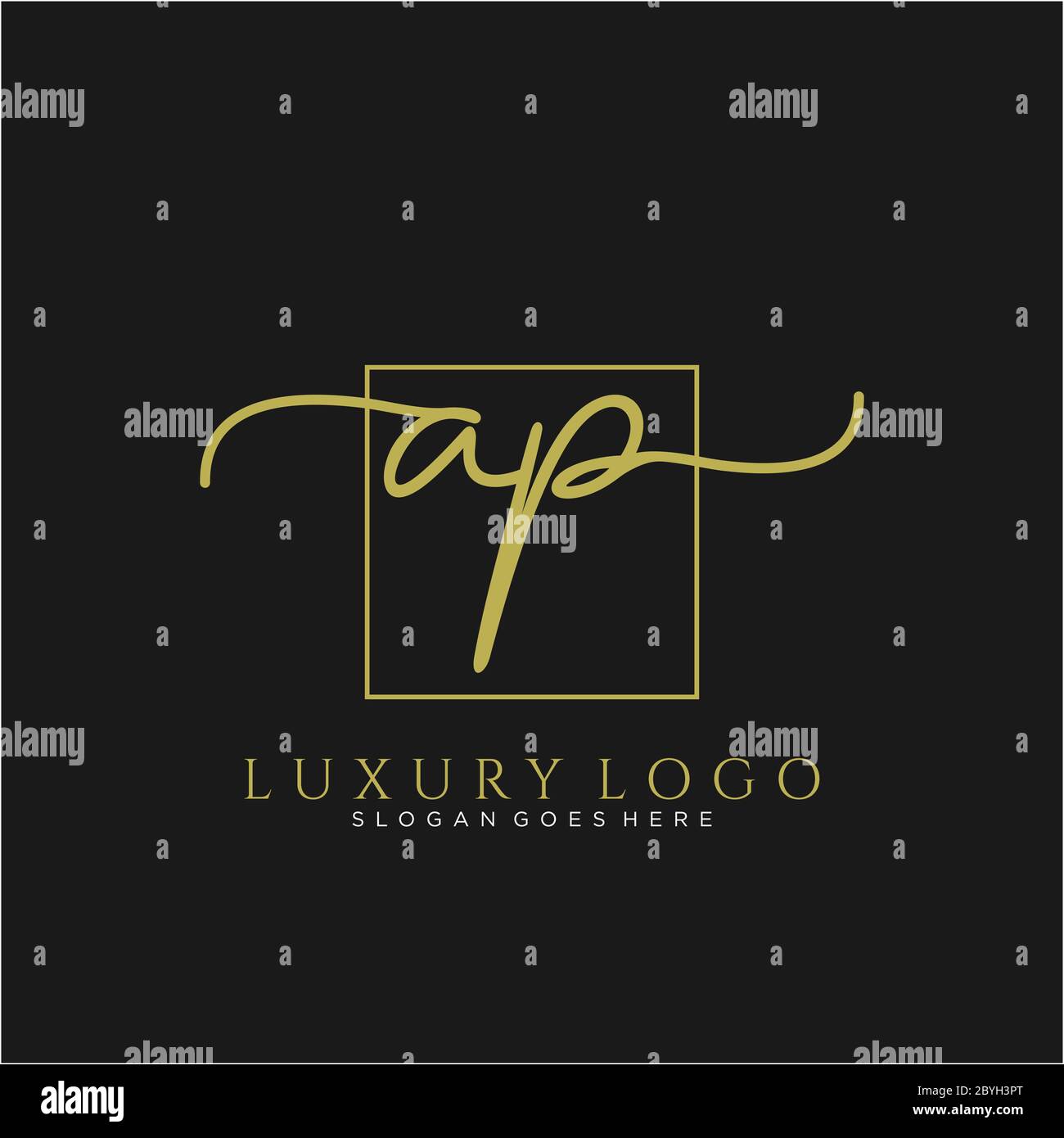 Ap initial logo hi-res stock photography and images - Alamy