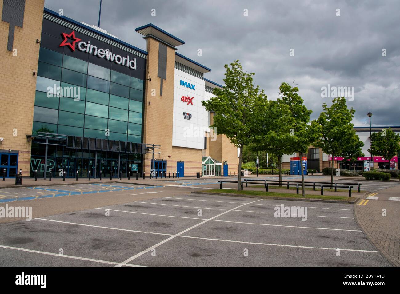 Sheffield UK – May 13 2020: IMAX Cineworld cinema closed during the ...