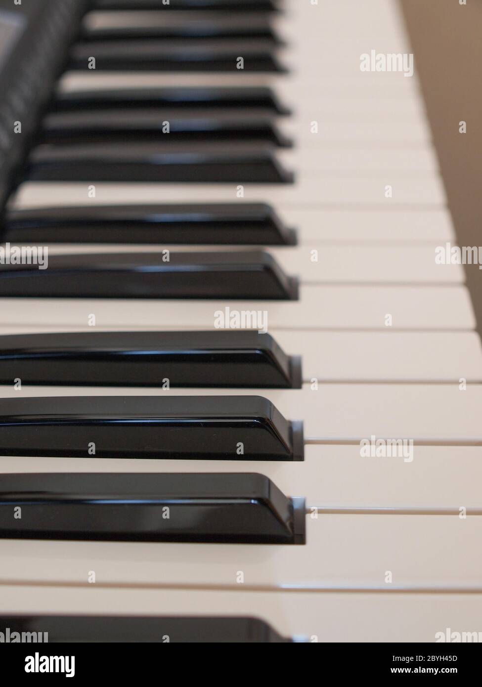 Music keyboard keys Stock Photo - Alamy