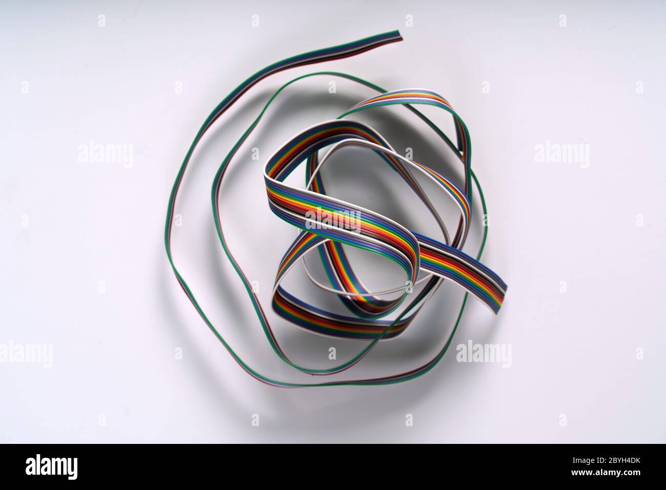 Ribbon cable for electronics device Stock Photo - Alamy