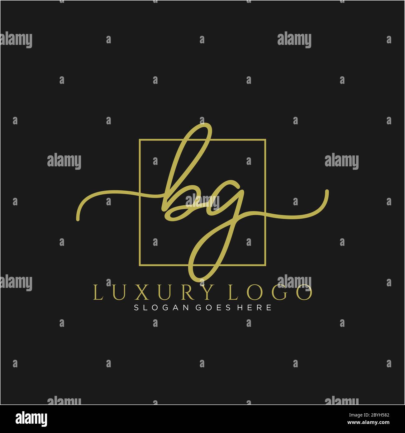 Gold Bg Stock Vector Images - Alamy