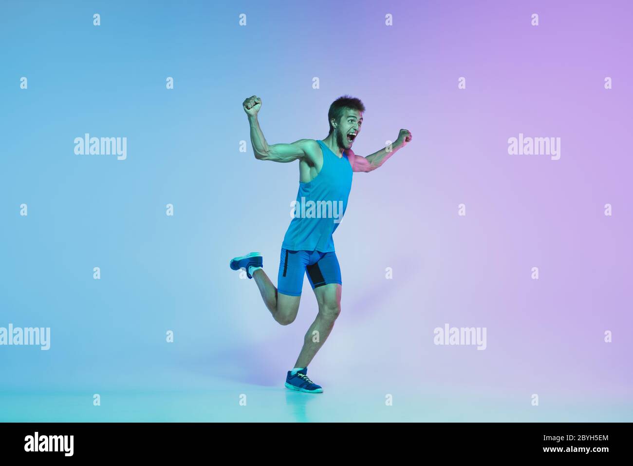 Running man light motion hi-res stock photography and images - Alamy