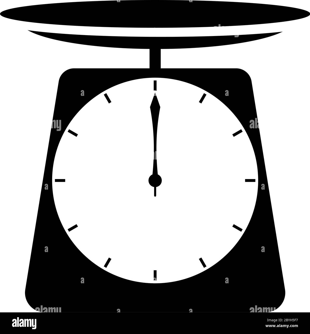 Kitchen Scale Icon Vector Illustration Stock Vector Image & Art - Alamy