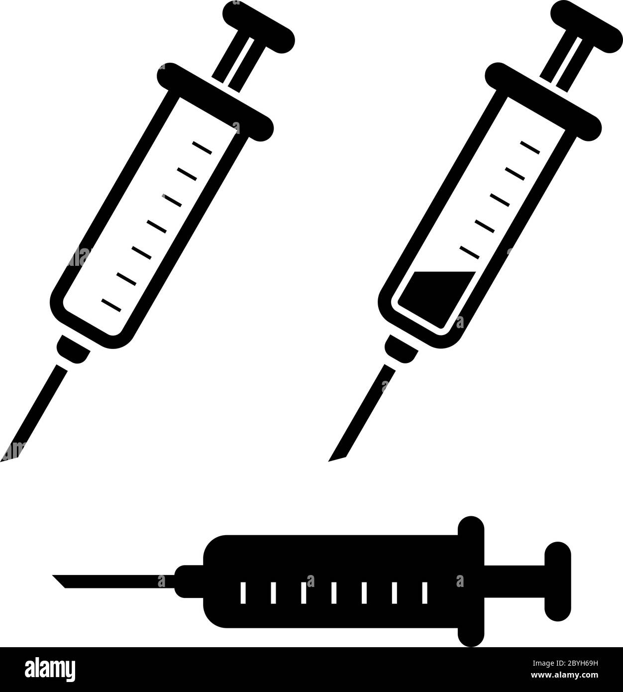 Syringe Icon Vector Illustration Stock Vector Image & Art - Alamy
