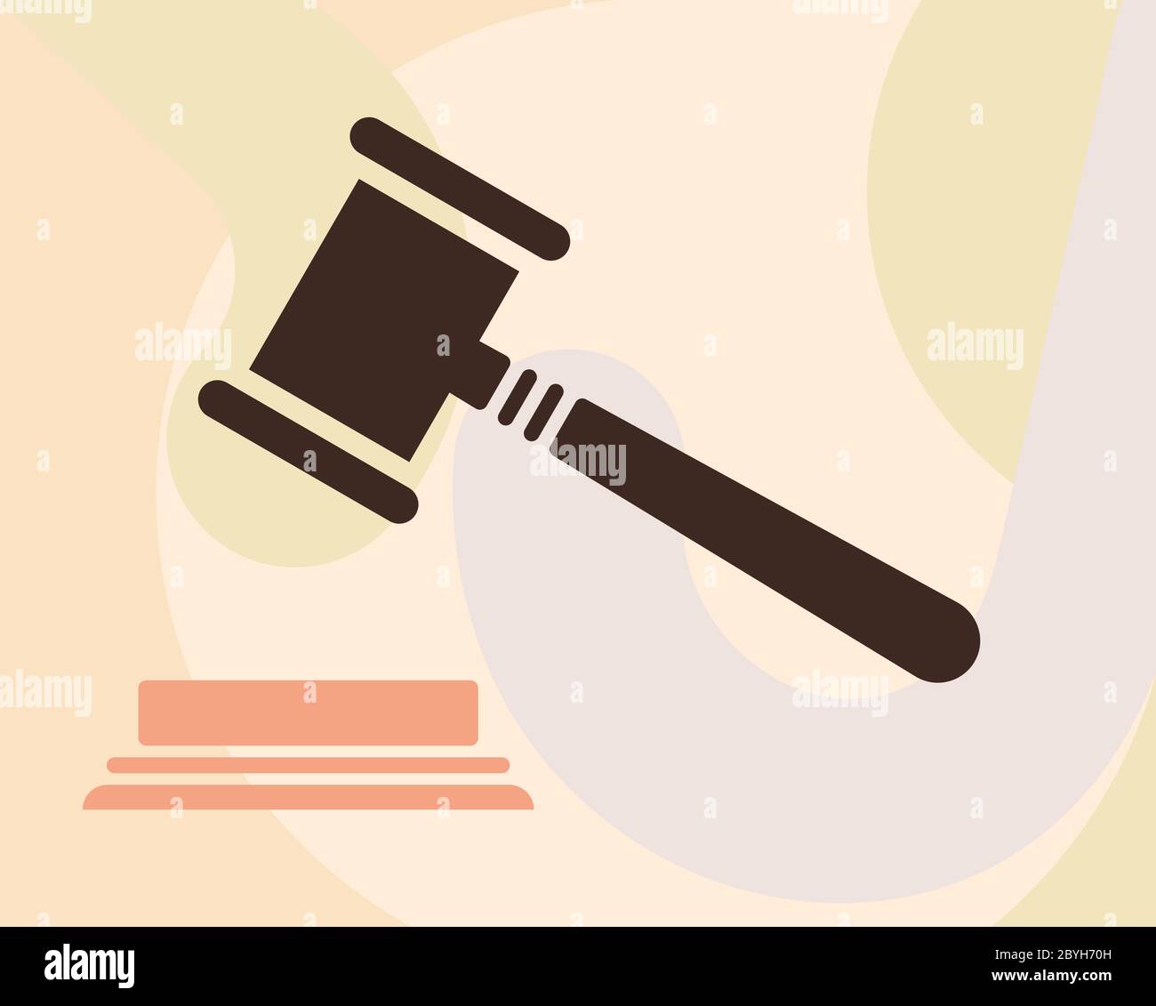 Judge Gavel Anvil Icon Vector Illustration Stock Vector Image & Art - Alamy