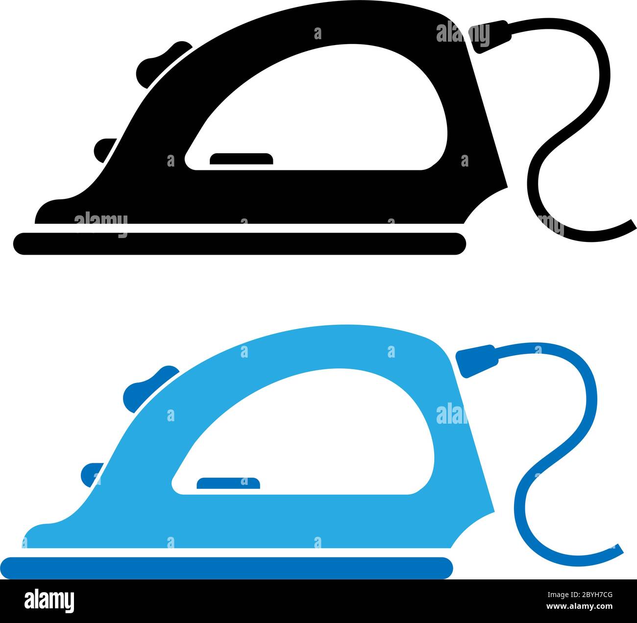 Clothing Iron Icon Vector Illustration Stock Vector Image & Art - Alamy