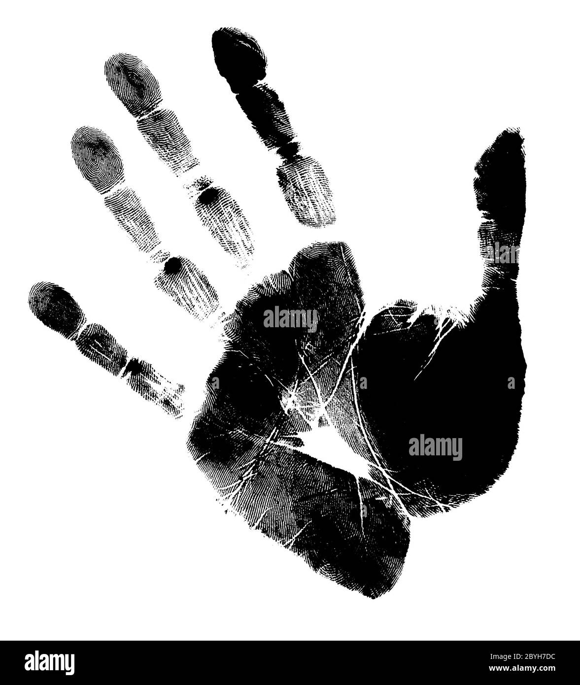 Handprint and signature Cut Out Stock Images & Pictures - Alamy