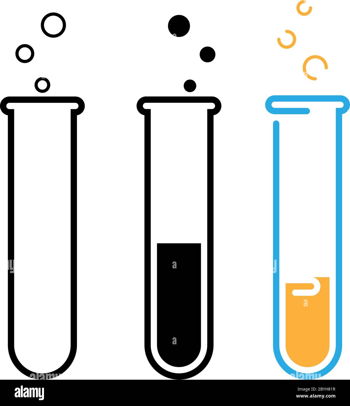 Laboratory Test Tube Vector Illustration Stock Vector Image & Art - Alamy