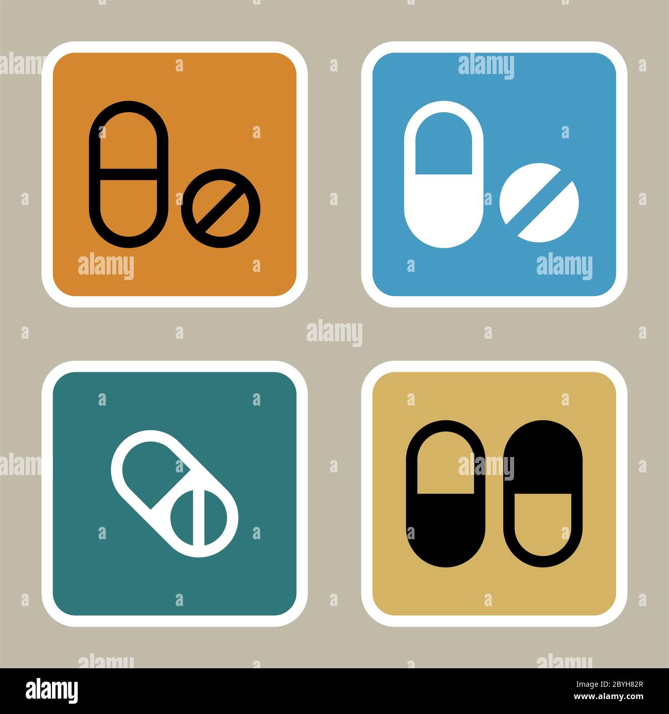 Medicine Icon Vector Illustration Stock Vector Image & Art - Alamy