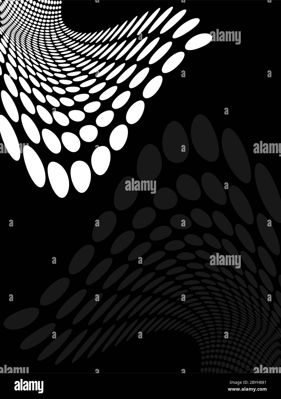 Background Composition, Web Template (Halftone) Vector Illustration ...