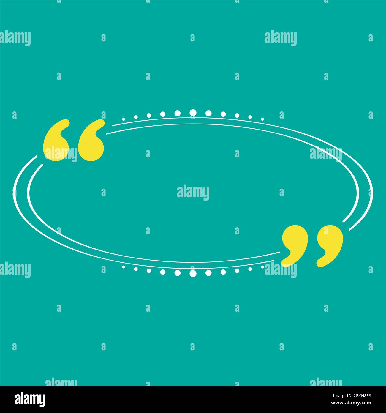 Quotation Mark Speech Bubble Vector Illustration Stock Vector Image ...