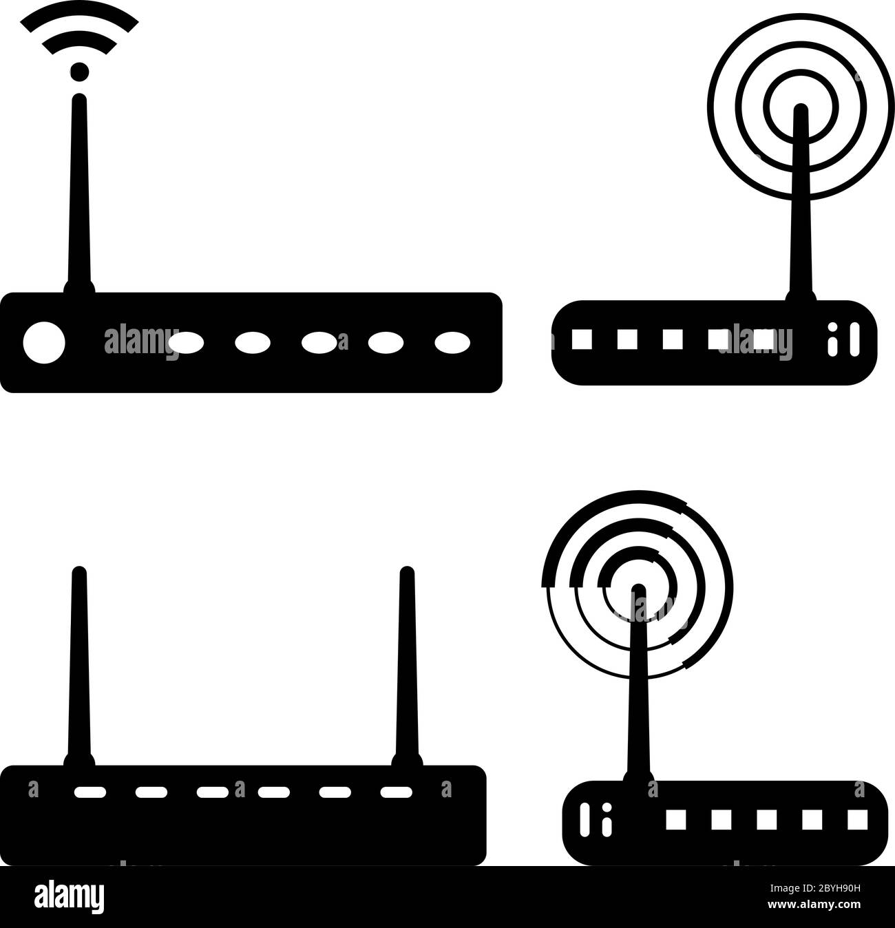 WiFi Modem Icon Vector Illustration Stock Vector Image & Art - Alamy