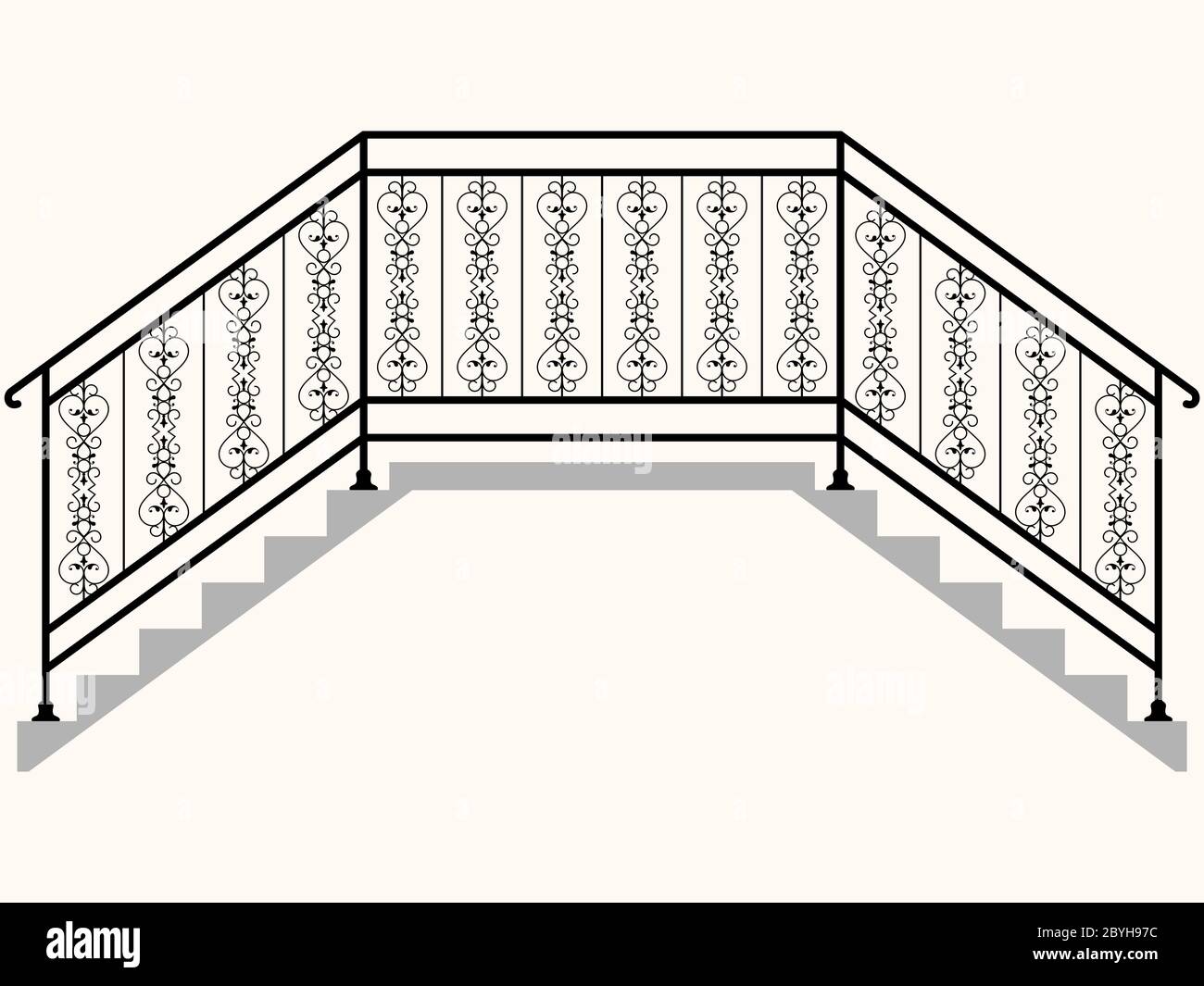 Bridge Railing Vector Illustration Stock Vector Image & Art - Alamy