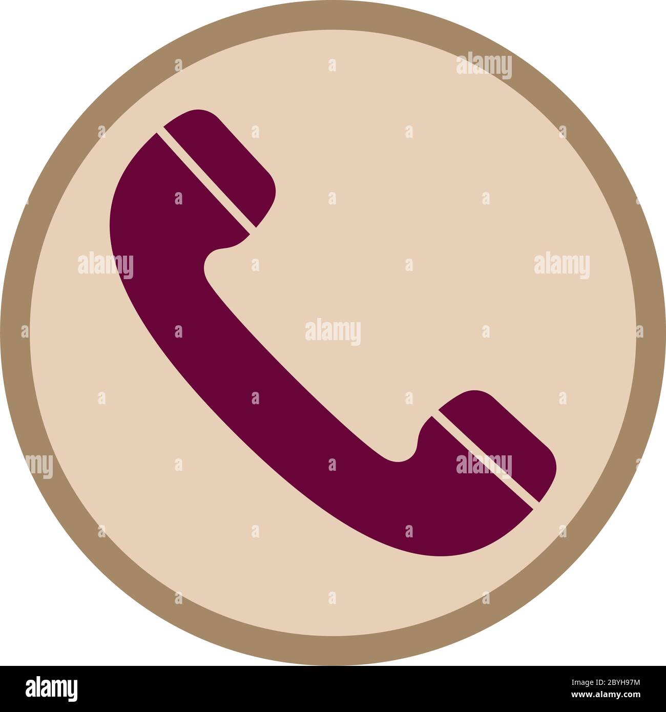 Telephone Receiver Icon Vector Illustration Stock Vector Image & Art ...